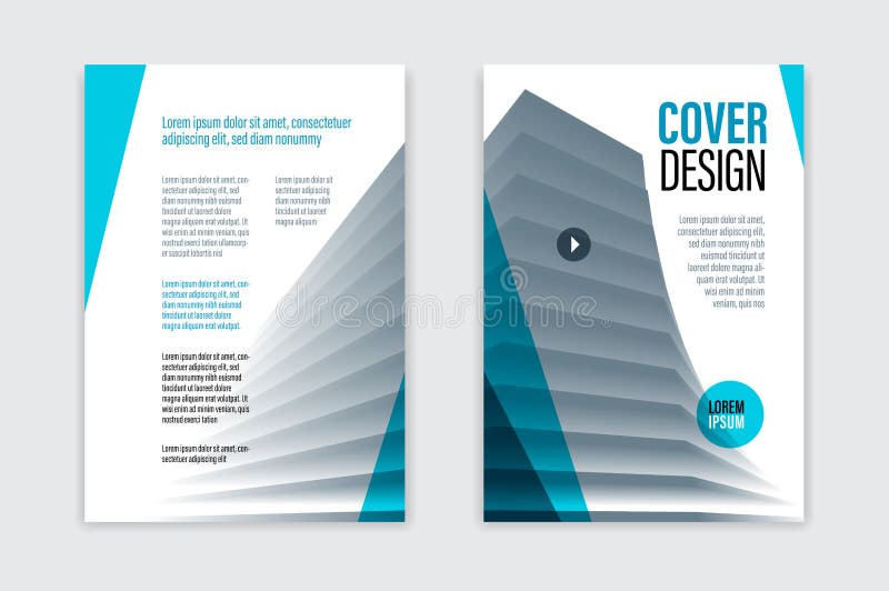 A4 Format Brochure or Flyer for Business Advertising with Front and ...
