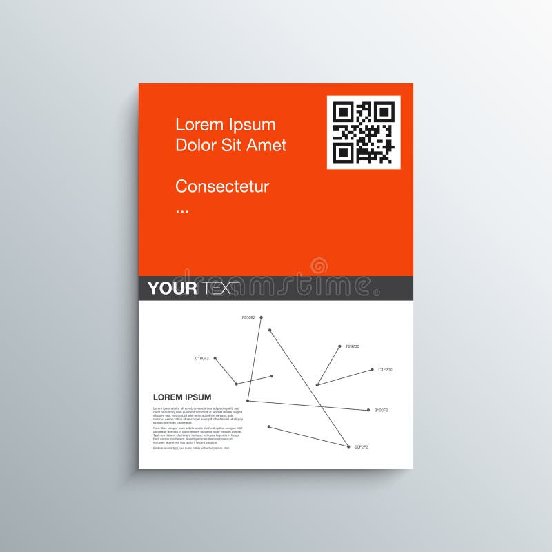 A4 / A3 Format Frame Design with Text Stock Vector - Illustration of ...