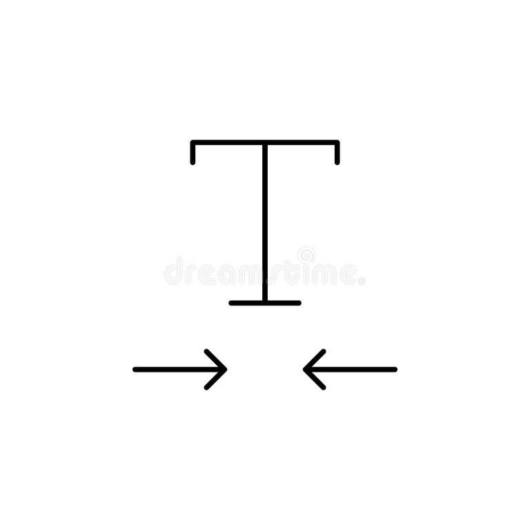 Format, Horizontal, Scale, Text Icon. Element of Text and Typography ...