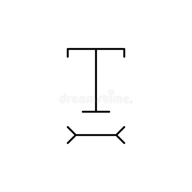 Format, Horizontal, Scale, Text Icon. Element of Text and Typography ...