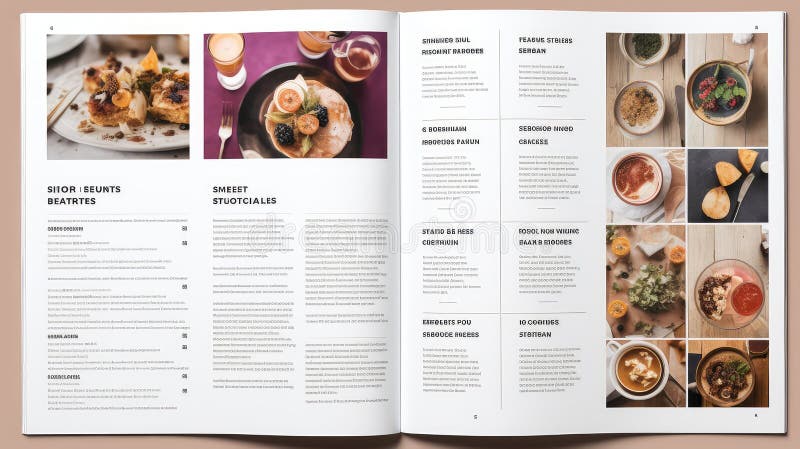 Format Indesign Table Template Stock Illustration - Illustration of ...