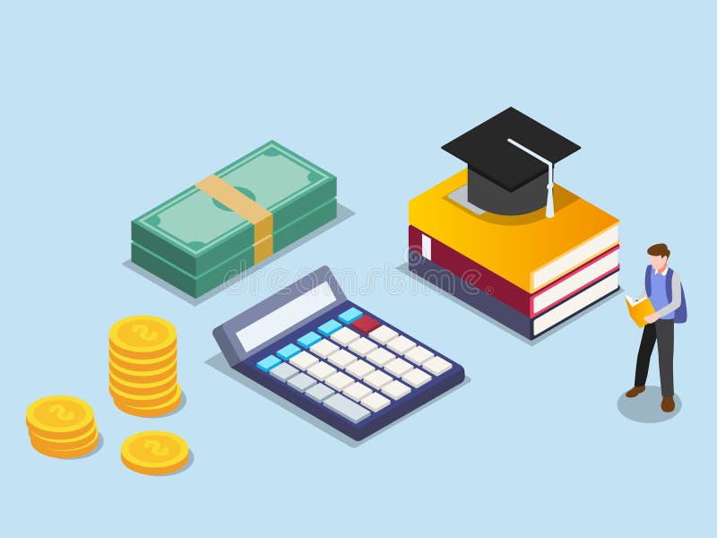 Education Finance Investment Vector Concept Stock Vector - Illustration ...