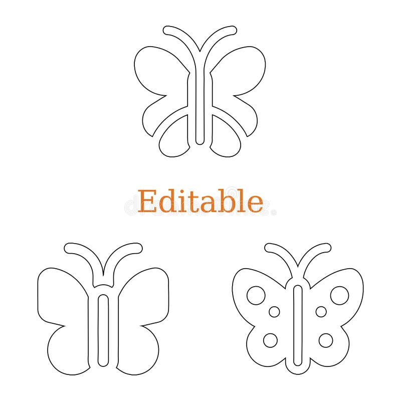 Minimalist Butterfly Design with Triangular Layout. Abstract ...