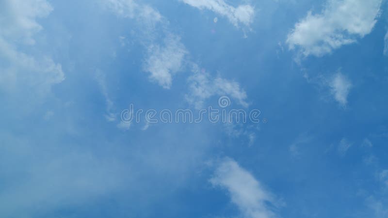 Formation Cloud Sky Scape. Various Layers of Clouds Move in Different ...
