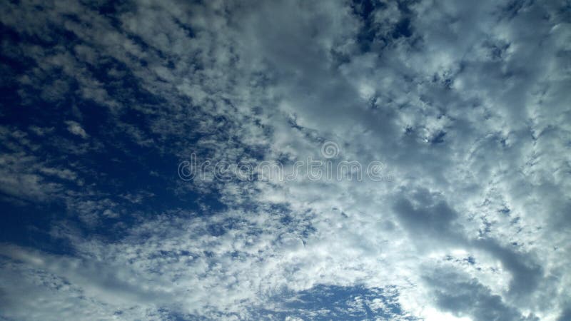 A Formation of Clouds in the Sky Forms a Painting Stock Image - Image ...