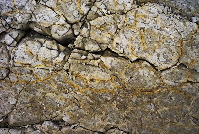 Formation of a Cracked Layers of Rocks Stock Image - Image of eroded ...