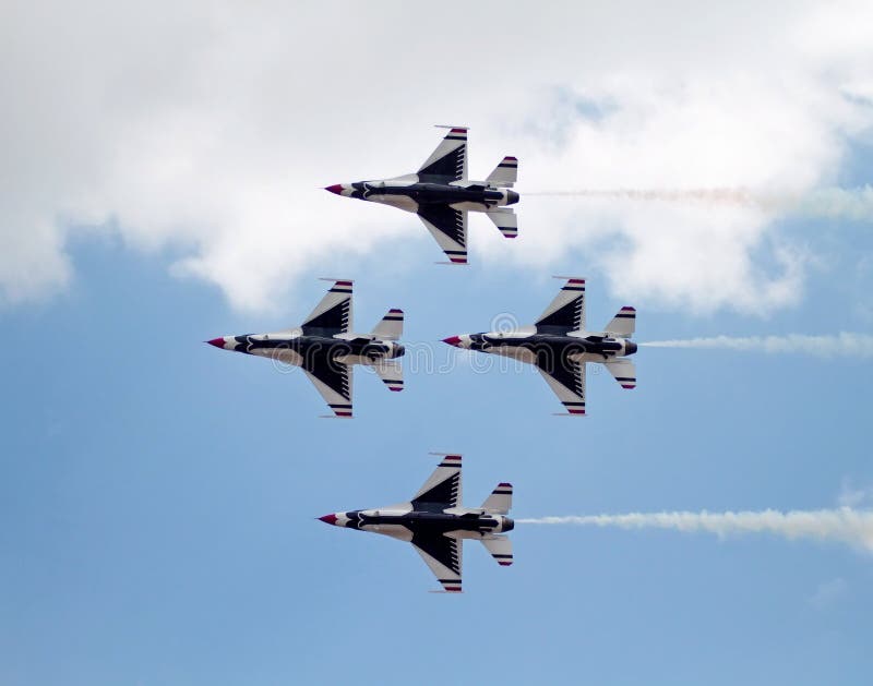 Formation De L'U.S. Air Force Thunderbird Image stock - Image du ...