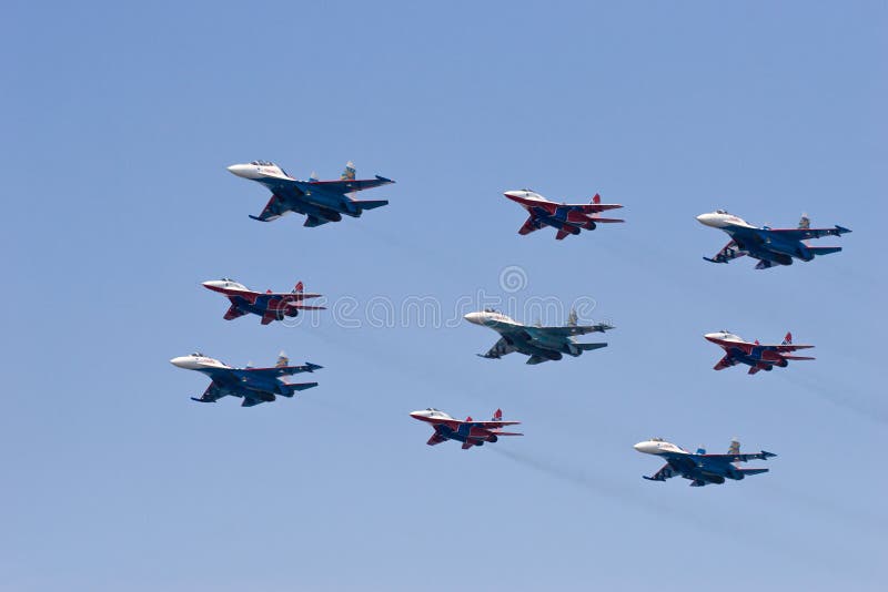 F16 formation flight stock photo. Image of squadron, flying - 888674