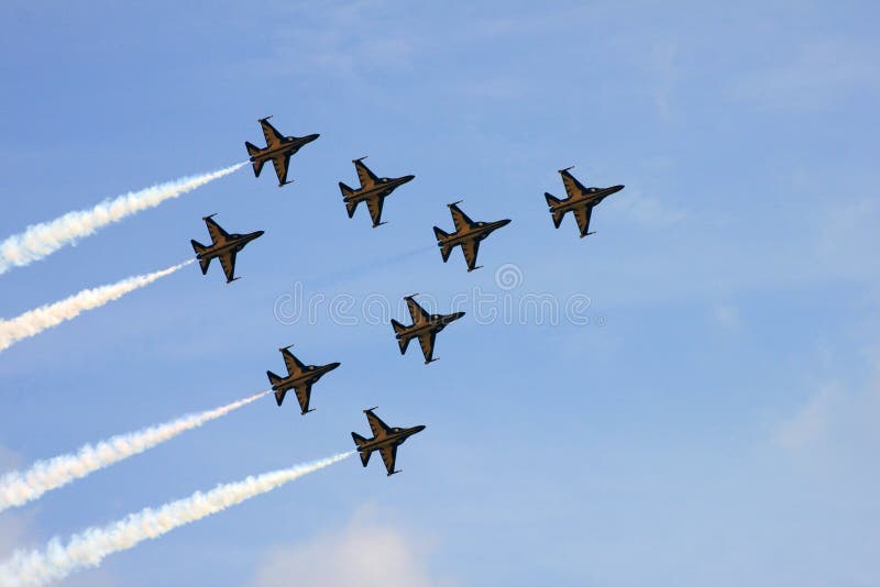 Formation flying stock photo. Image of singapore, fighterjets - 81688280