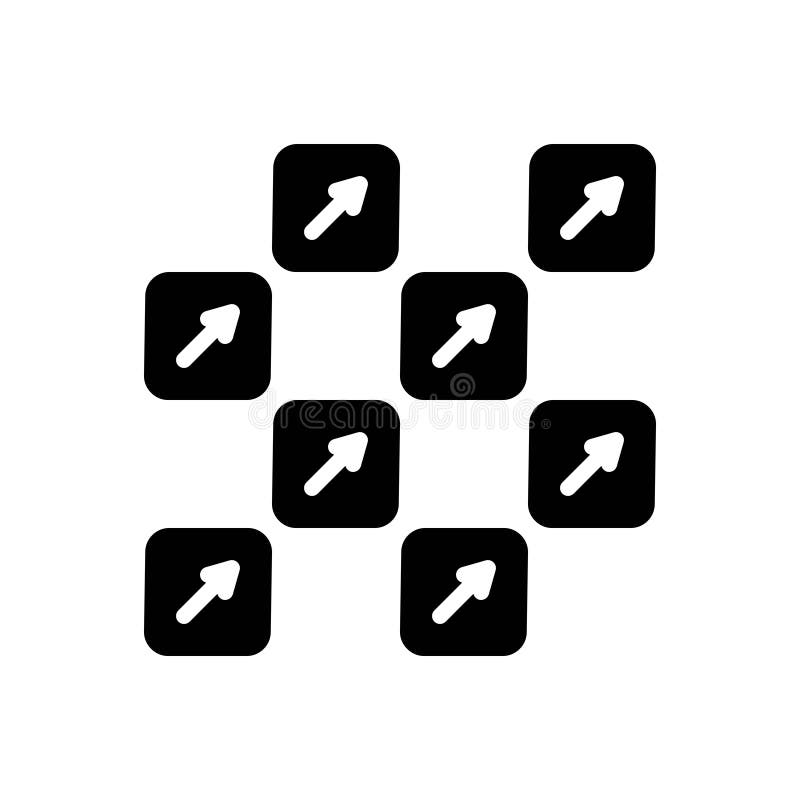 Black Solid Icon for Formation, Manufacture and Creation Stock Vector ...