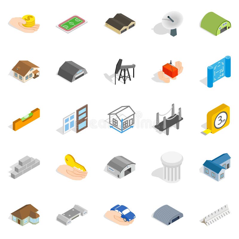 Formation Icons Set, Flat Style Stock Vector - Illustration of flat ...