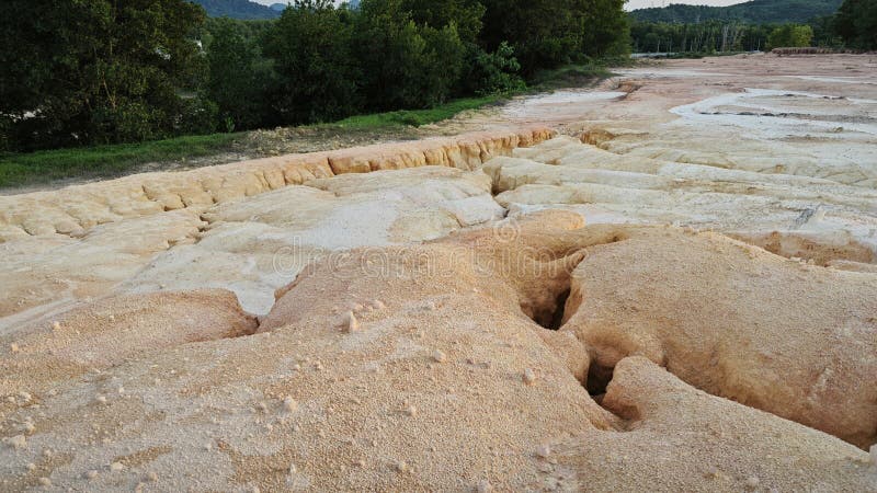 Formation Scene Around the Soil Texture and Pattern of the Limestone ...