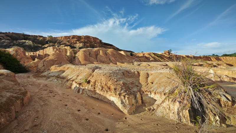 Formation Scene Around the Soil Texture and Pattern of the Limestone ...