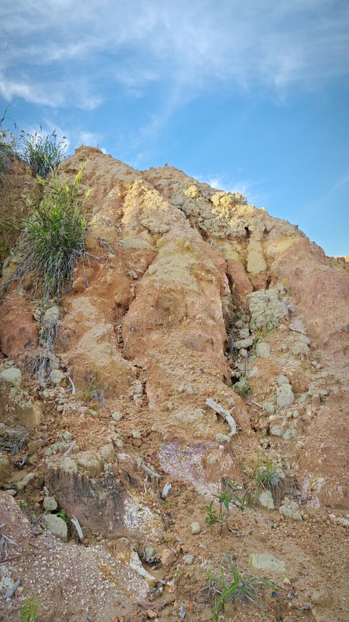 Formation Scene Around the Soil Texture and Pattern of the Limestone ...