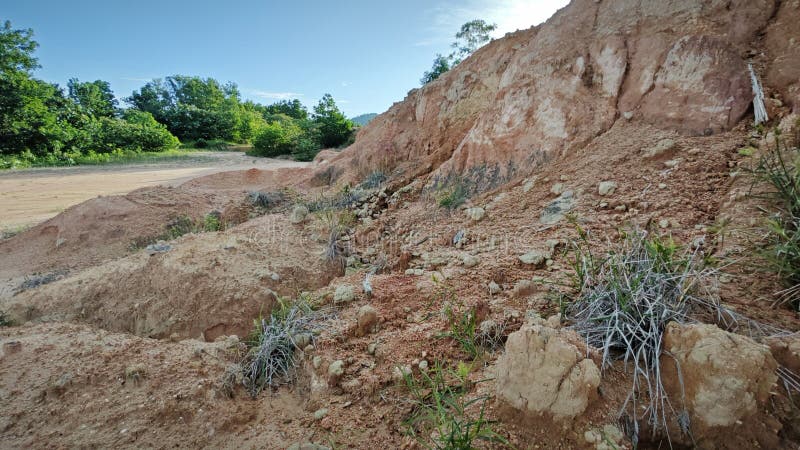 Formation Scene Around the Soil Texture and Pattern of the Limestone ...