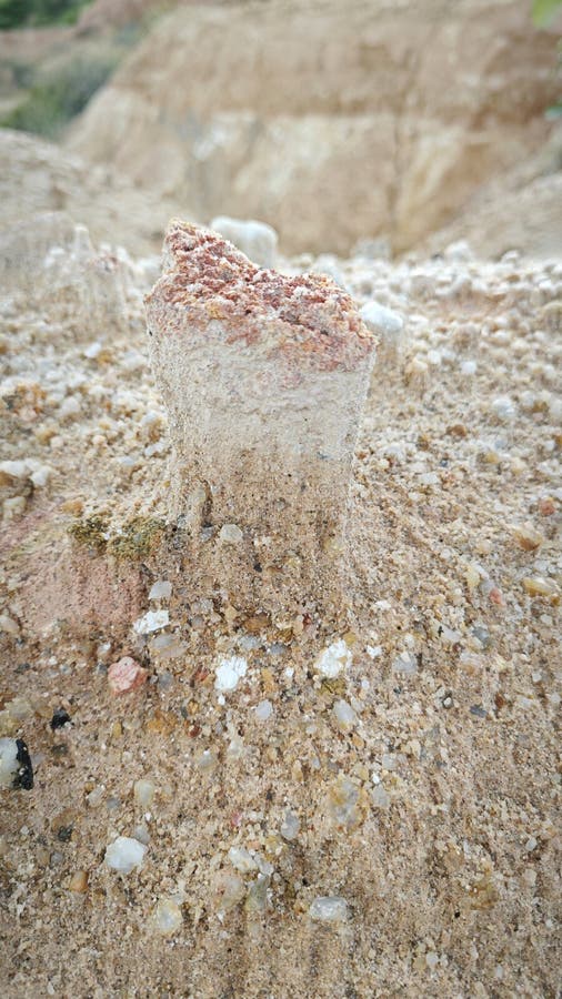 Formation Scene Around the Soil Texture and Pattern of the Limestone ...