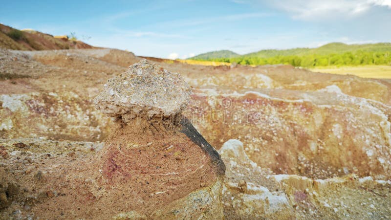 Formation Scene Around the Soil Texture and Pattern of the Limestone ...