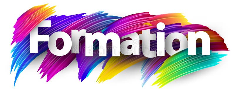 Formation sign stock illustration. Illustration of blocks - 35051798