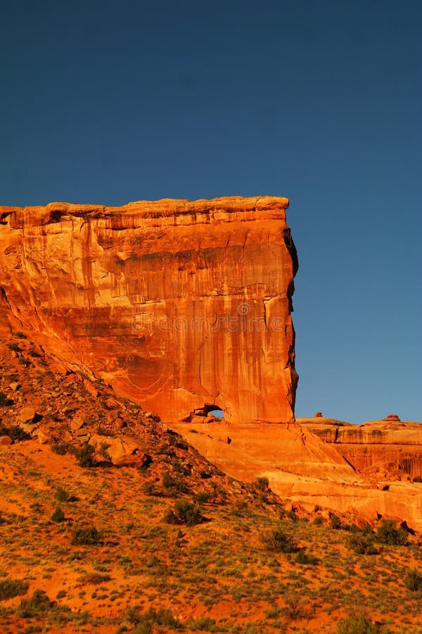 Formations of Arches National Park Stock Image - Image of landscape ...