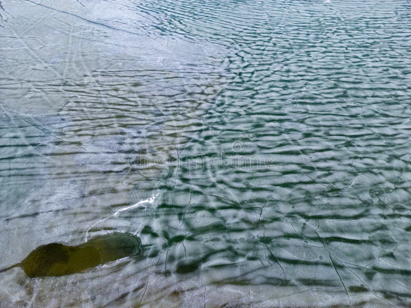 Formations and Landscapes of the Frozen Lake Stock Photo - Image of ...