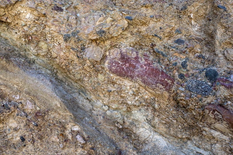 Formations of Multicolored Rocks, Abstract Design Backgrounds, Patterns ...