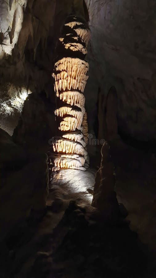 Formations in Postojna Cave Stock Photo - Image of environment, cavern ...
