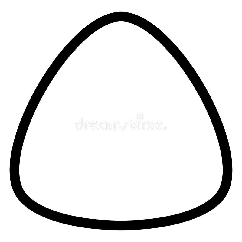 Forme Contour Triangle Arrondi. élément De Conception Souple ... Forme Contour Triangle Arrondi. élément De Conception Souple ...