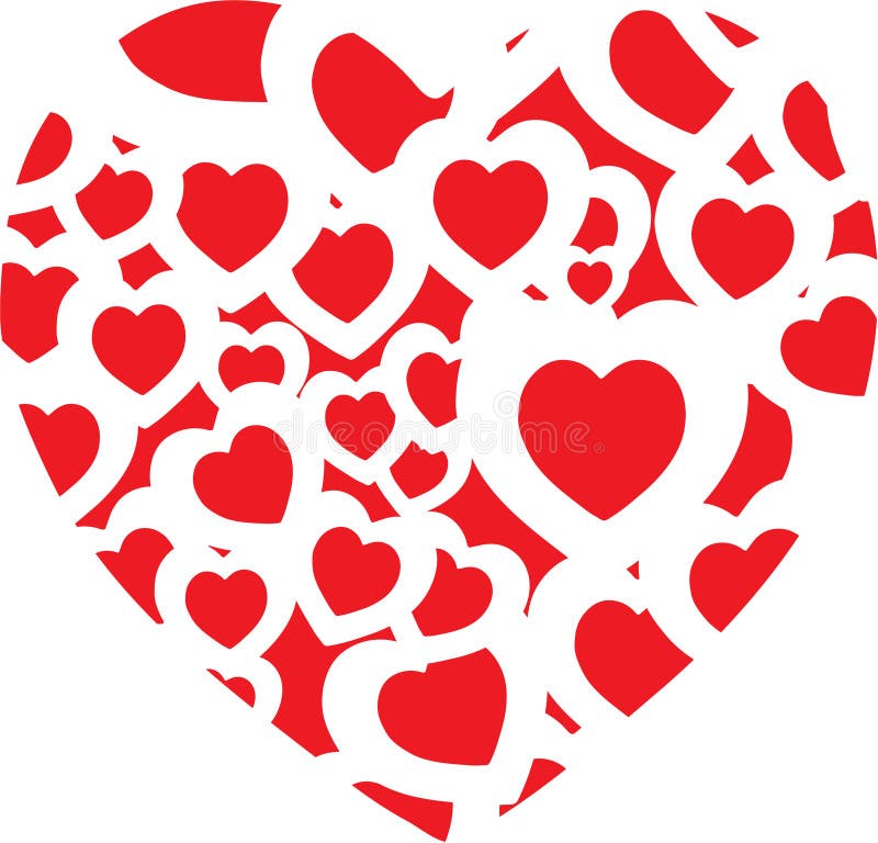 Forme de coeur illustration stock. Illustration du cadre - 1678087
