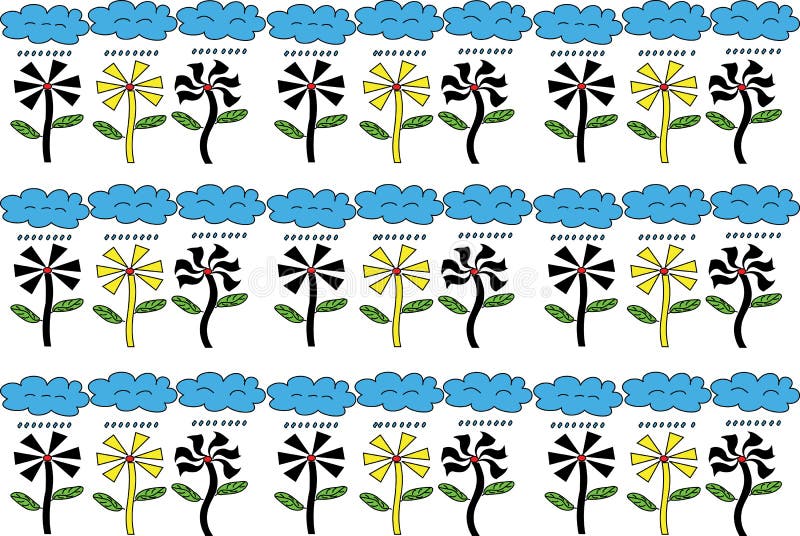 Forme De Fleur De Fond D'illustrateur Illustration Stock - Illustration ...