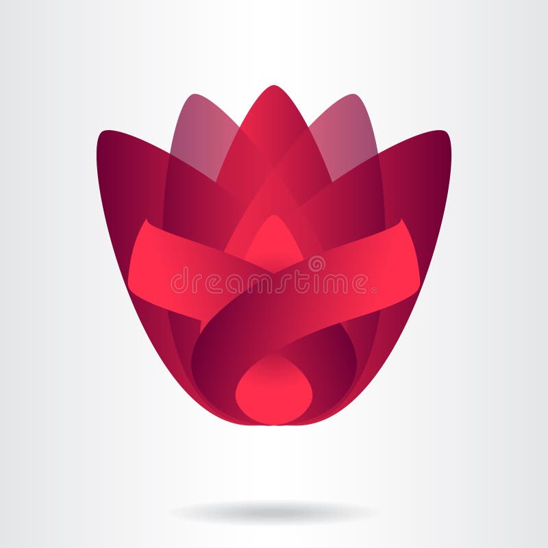 Forme de la fleur 3D illustration de vecteur. Illustration du fleur ...