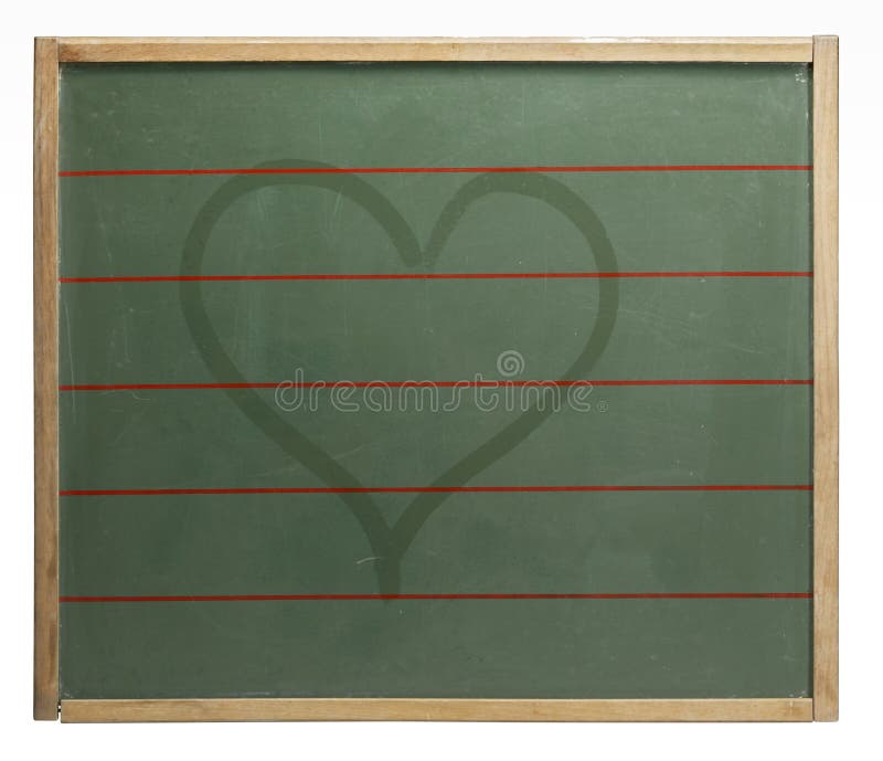 Forme De Tableau Noir Et De Coeur Photo stock - Image du repère, forme ...