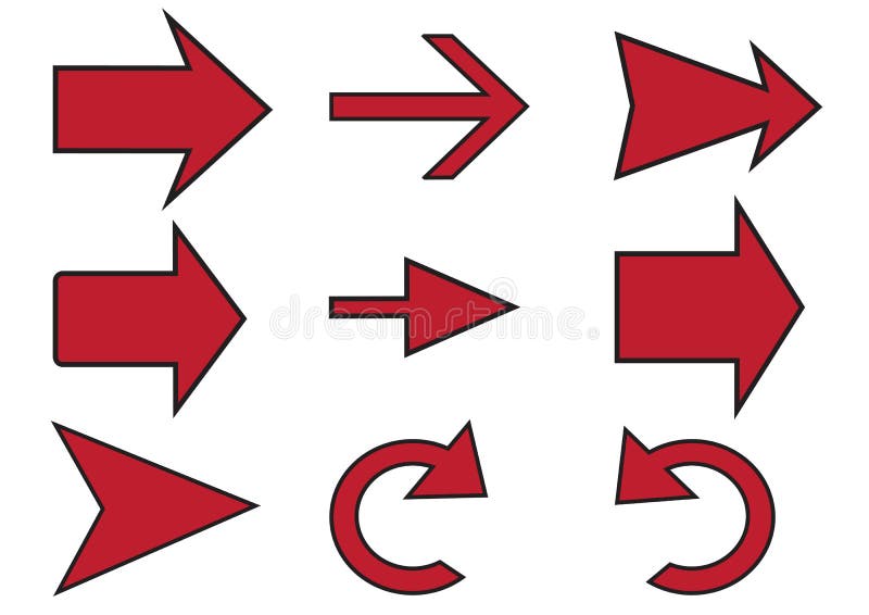 Freccia Curva Rossa Illustrazioni, Vettoriali E Clipart Stock – (1,326 ...