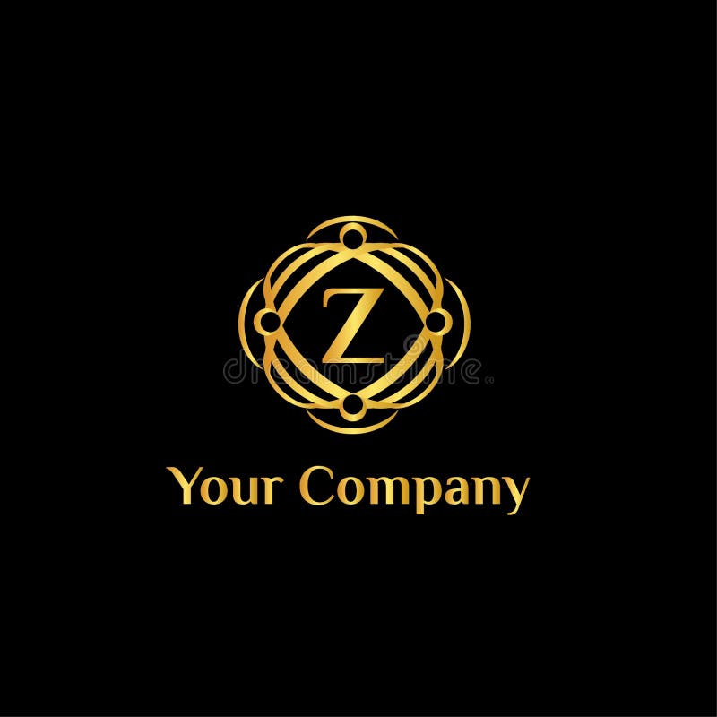 Forme La Plantilla Del Logotipo Del Vector De La Marca Con La Letra Z ...