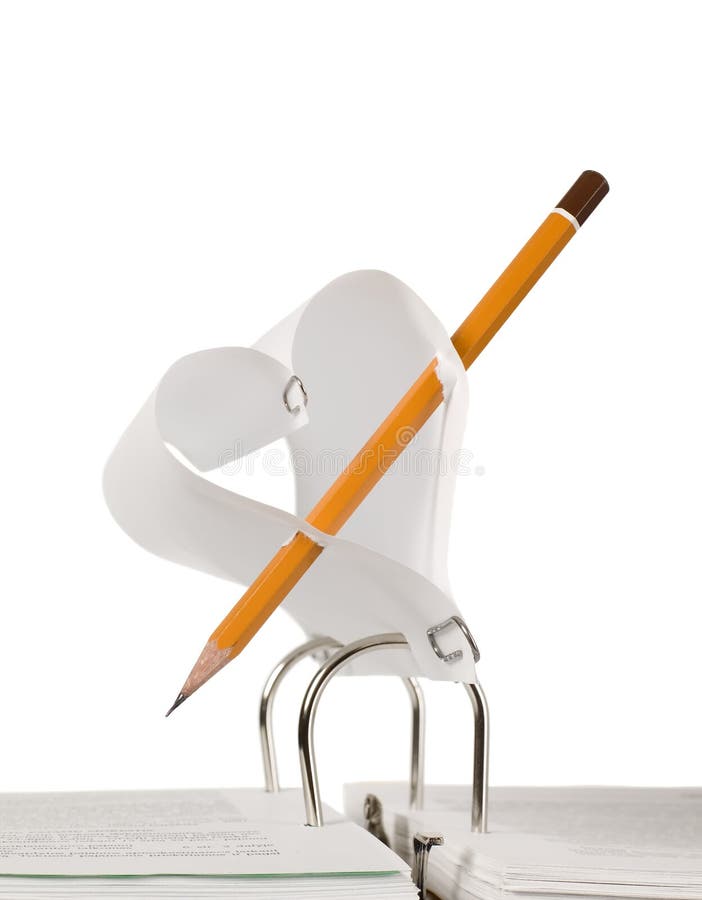 Forme Ouverte De Livre Et De Coeur Photo stock - Image du concept ...