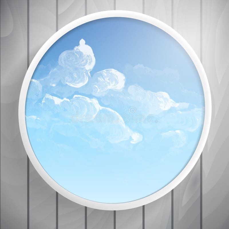 Forme Ronde Abstraite Avec Le Cadre Illustration de Vecteur ...