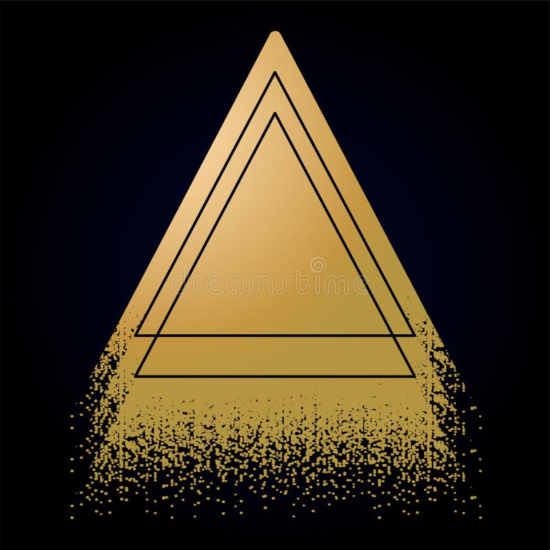 Forme Triangulaire Graphique Illustration de Vecteur - Illustration du ...