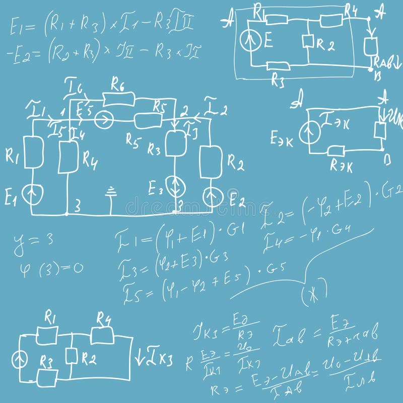 Formeln vektor abbildung. Illustration von diagramm, geschäft - 17352221