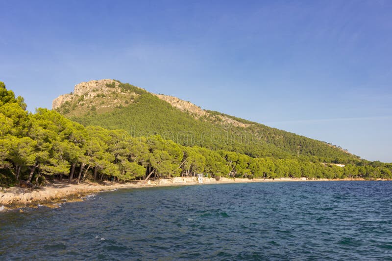 Formentor Beach in the North of Mallorca Spain Stock Image - Image of ...