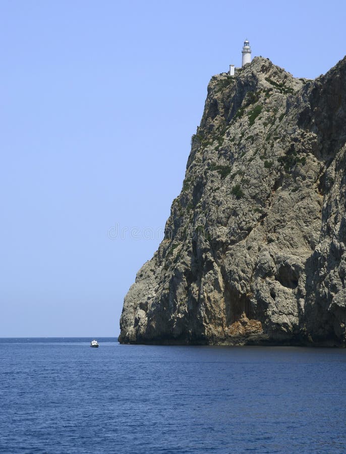 Formentor Lighthouse, Majorca Stock Image - Image of islands, panoramic ...
