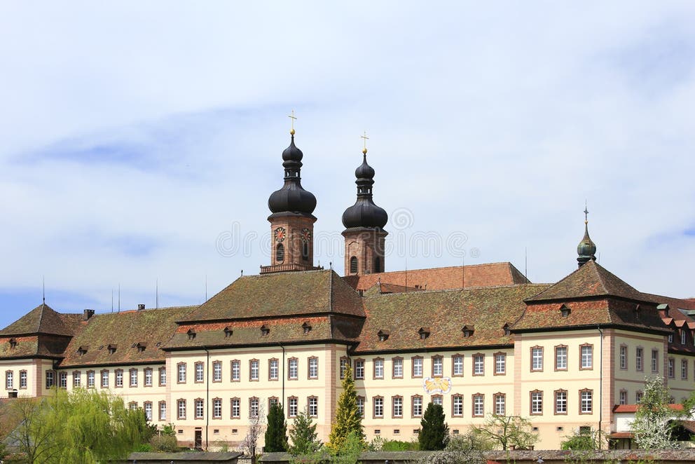 Former Benedictine Monastery, Germany Stock Photo - Image of blue ...