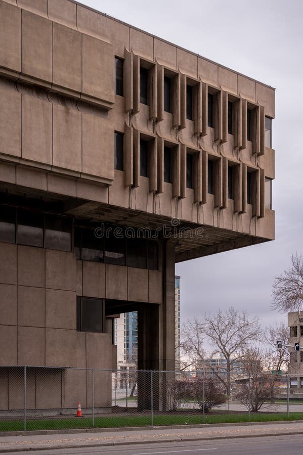 Former Calgary Board of Education Building in Downtown Calgary ...
