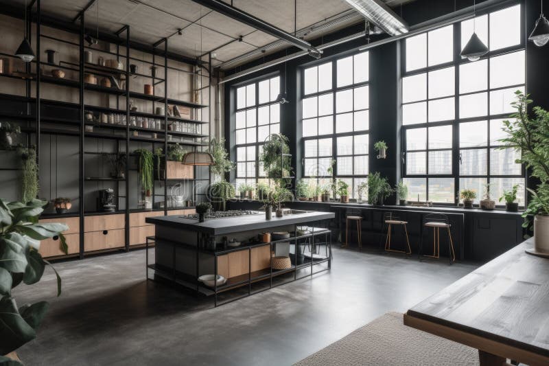A Former Factory or Warehouse Transformed into a Modern Office Space ...