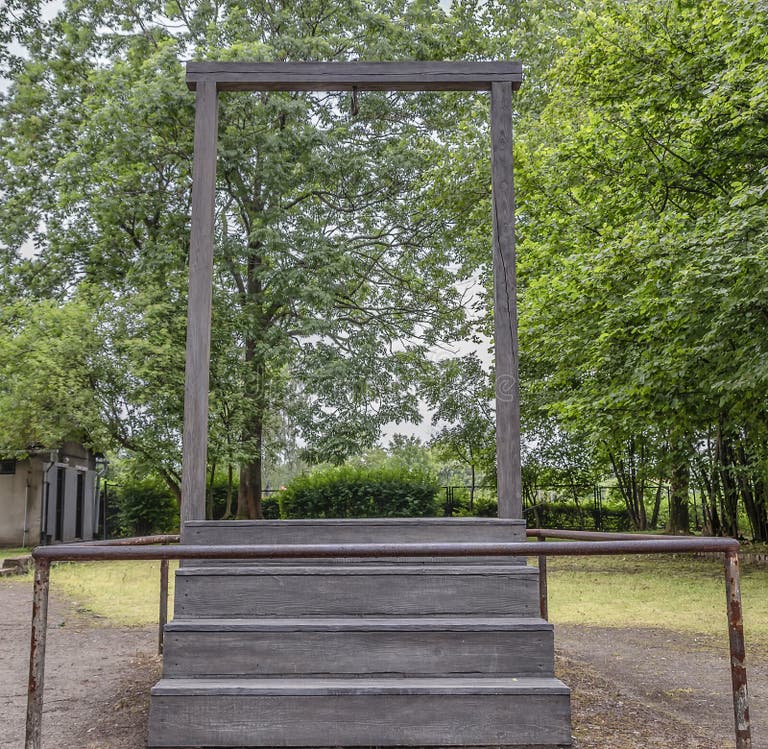 Former Gallows and Execution Platform Editorial Photography - Image of ...