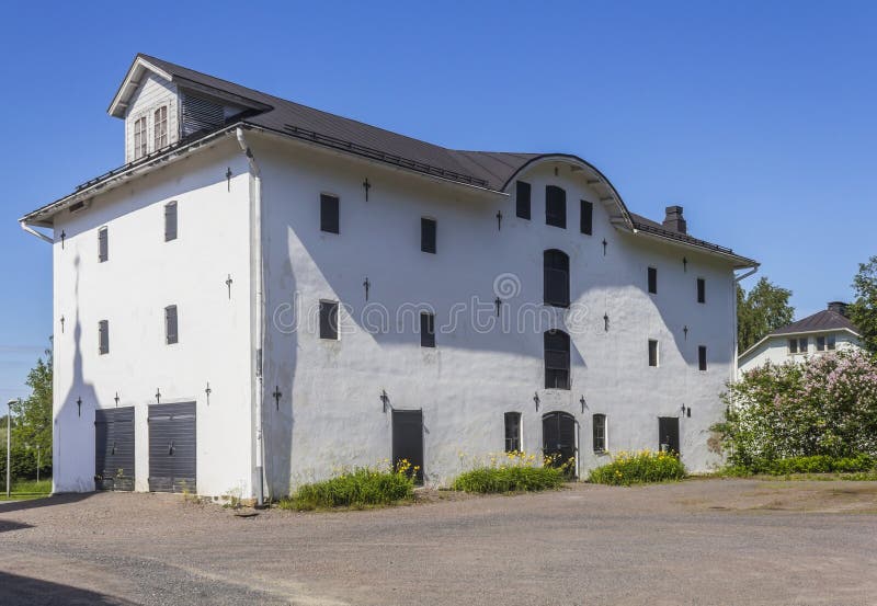 Former Grain Drying Building Stock Photo - Image of historical ...