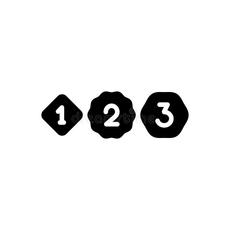 Black Solid Icon for Former, One Time and Prior Stock Vector ...