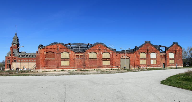 Former Pullman Factory stock image. Image of ruins, pullman - 24346011
