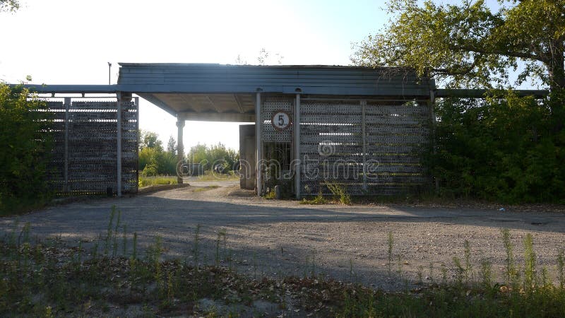 The Former Soviet Automobile Base at the Airport. Stock Photo - Image ...