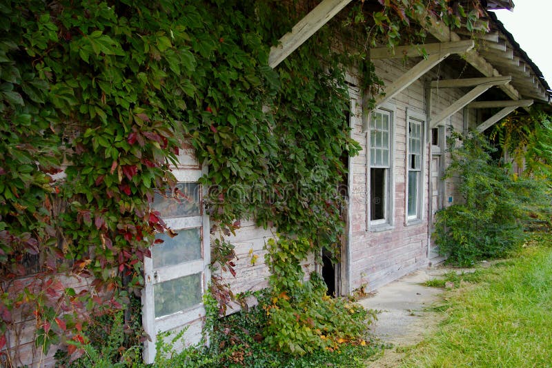 Missing Window Panes in an Abandoned Building Stock Image - Image of ...