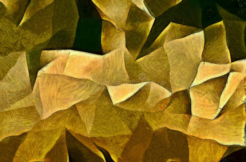 Formes Angulaires Painterly Illustration Stock - Illustration du ...