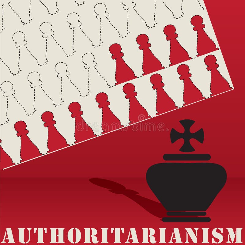 Affiche Pour L'autoritarisme Illustration de Vecteur - Illustration du ...